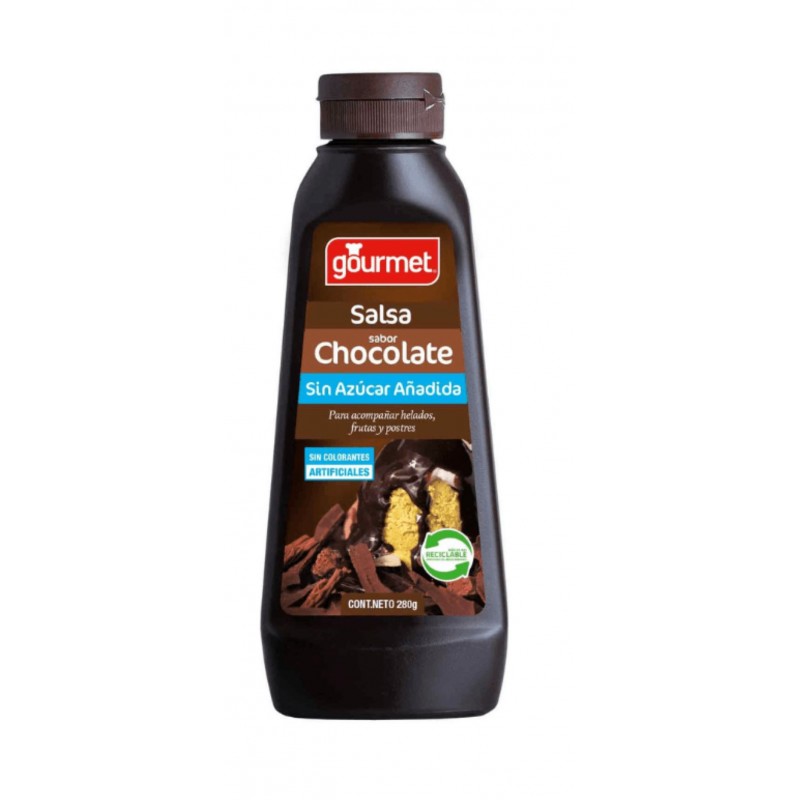 GOURMET SALSA CHOCOLATE SIN AZUCAR 280GR